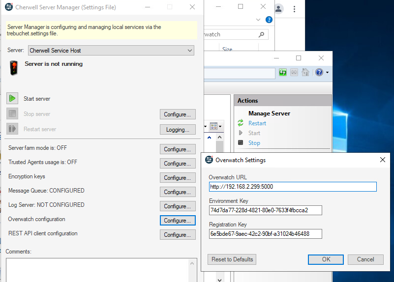 How Do I Change Overwatch Configuration to Allow Connections via Ip ...