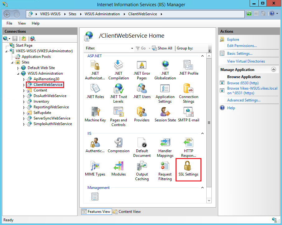 How To Configure Iis To Use Ssl Connections On Your Wsus Server Self Signed Certificate