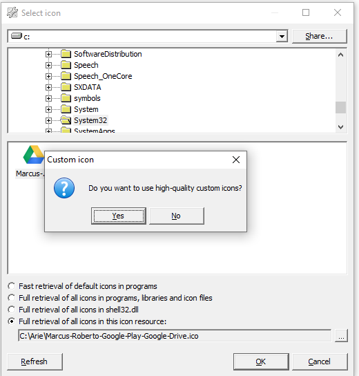 HOWTO: Use high-quality custom icons in Ivanti Workspace Control