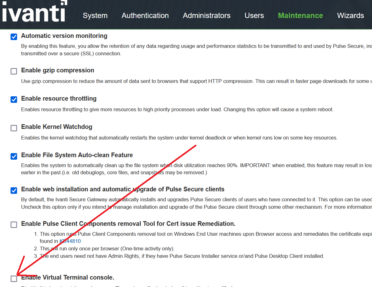 KB45561 - Gathering Console Logs from the ICS / IPS server.