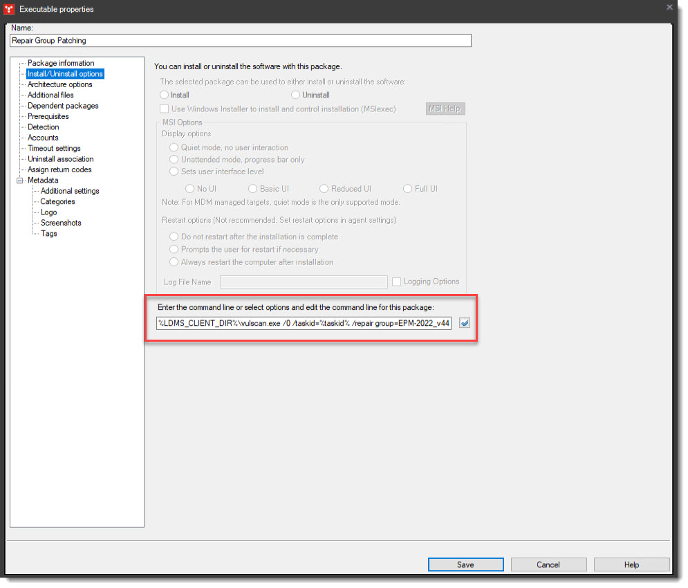 How To Easily create a Vulscan Command Line for Script Use