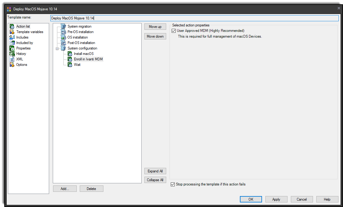 About Integrated Device Management for MacOS in Ivanti EPM