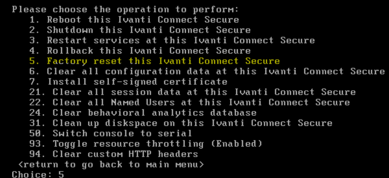 KB22964 - How to Reset a PCS/ICS Device to the Factory Default Setting ...