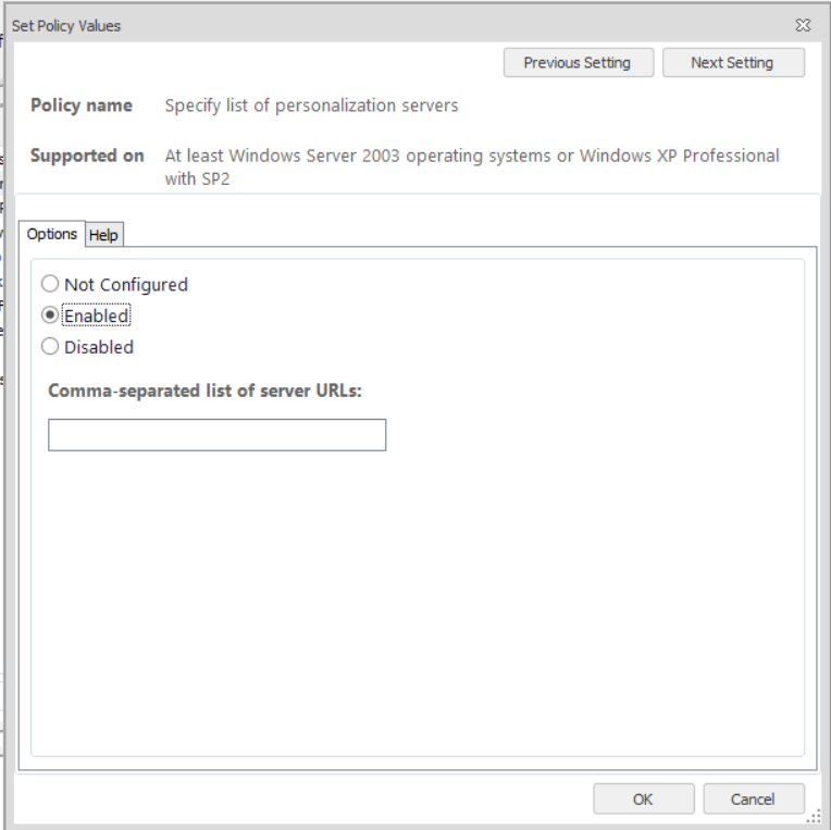 Decommission Personalization / Management Server