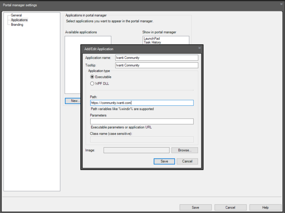 How To: Link Web Pages in Portal Manager