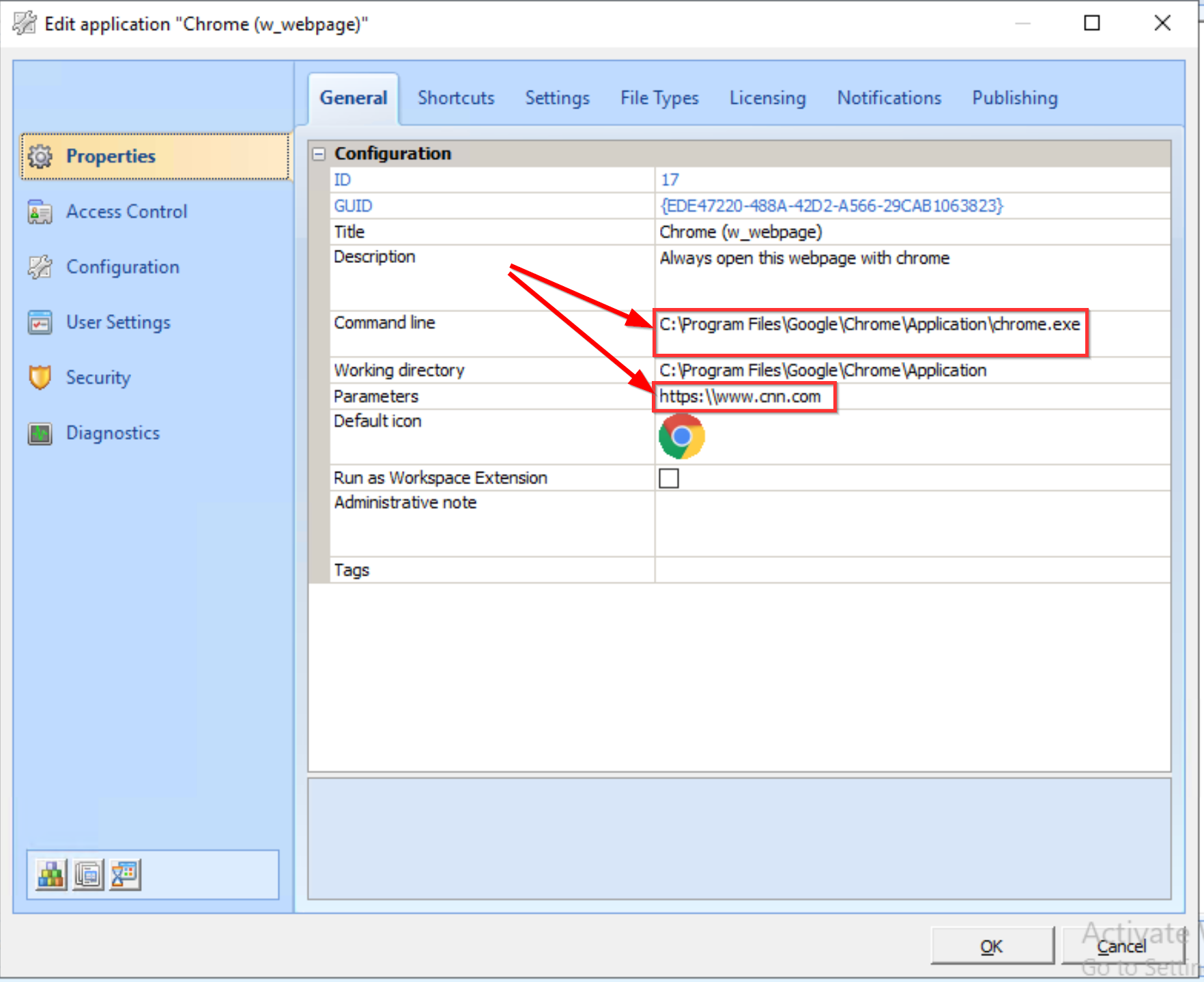 HOWTO: Force a URL shortcut to always open in specific browser regardless of default browser ...