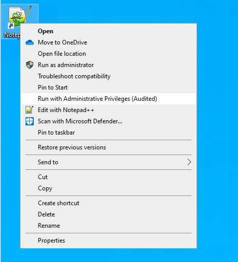 Self Elevation and Microsoft Windows 11