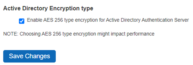 How to Enable Support for AES 256 for Kerberos authentication in Active ...