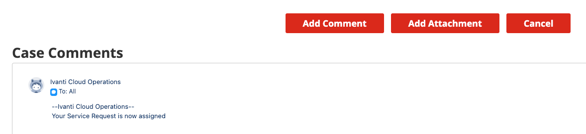 Ivanti Service Requests Overview