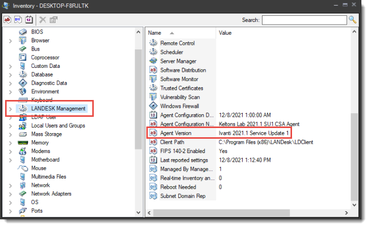 How To Determine Agent Version From The Management Console