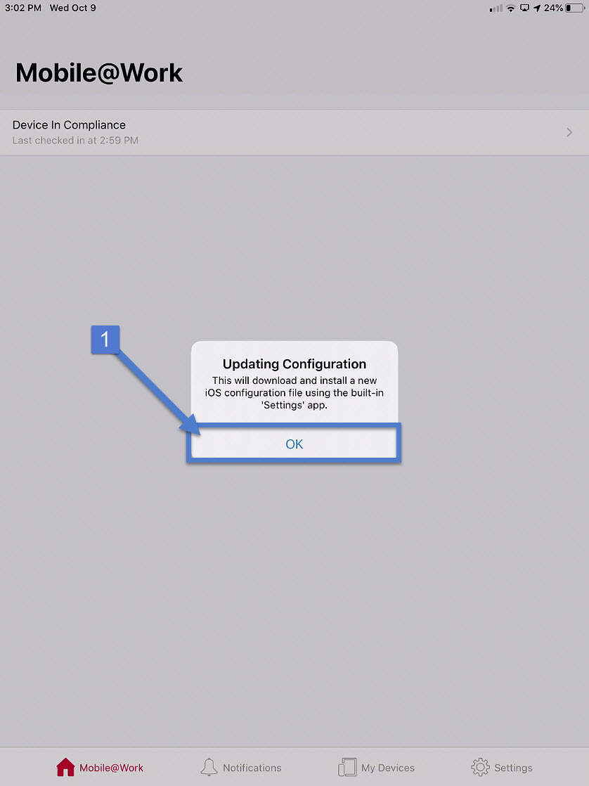 MobileIron Core: iOS End User BYOD Device Registration
