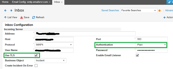 Troubleshooting IMAP Configuration Errors with SSL on Port 993