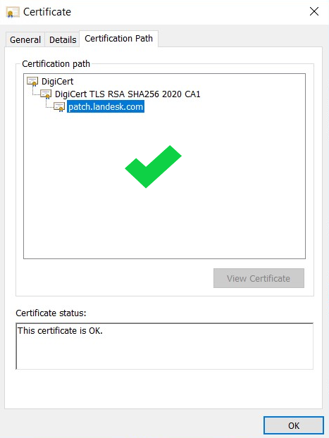 Invalid Certificate Error When Downloading Definitions.