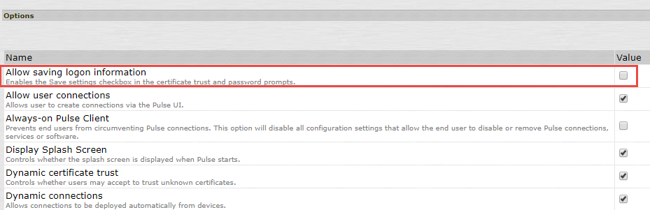 Pulse Desktop Client Connect Button Is Grayed Out