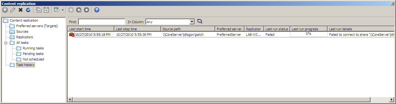 About Ivanti EPM Content Replication - Console Options and Tools