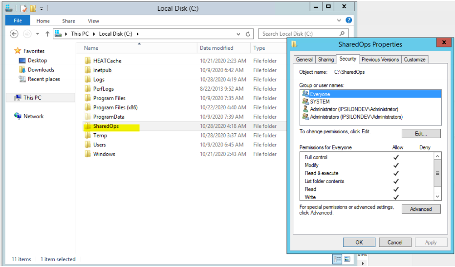 How to set up Ops Console with an environment having one DB server and ...