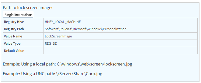 Ivanti Environment Manager and Windows Lock Screen Wallpaper