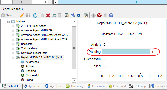 Issue: Scheduled Tasks Stuck at Pending