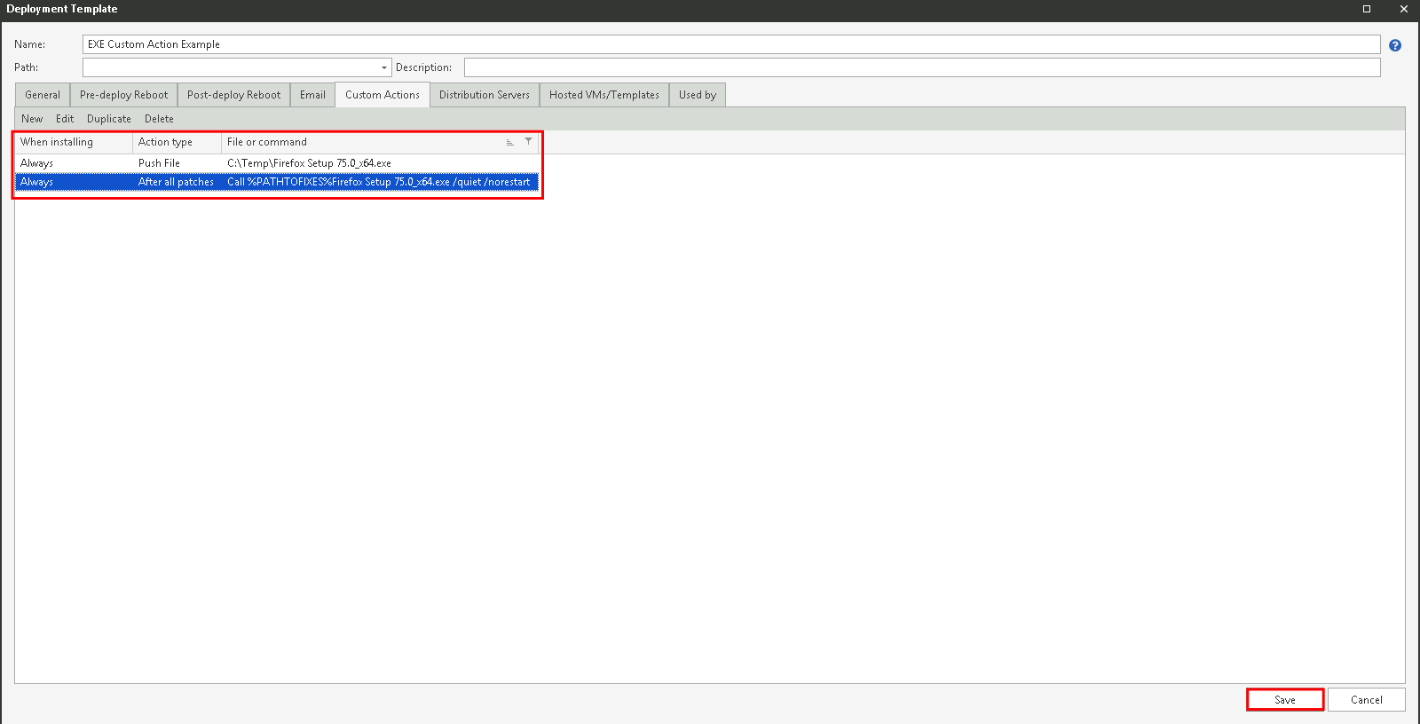 Custom Action Complete Tutorial for Ivanti Security Controls