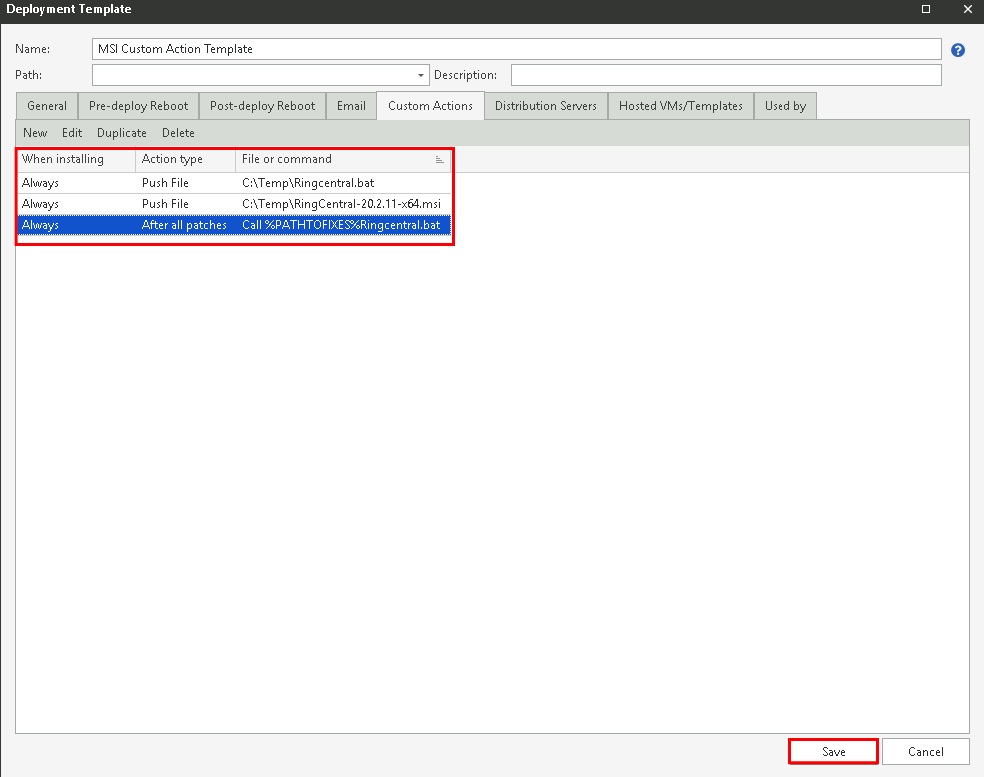 Custom Action Complete Tutorial for Ivanti Security Controls