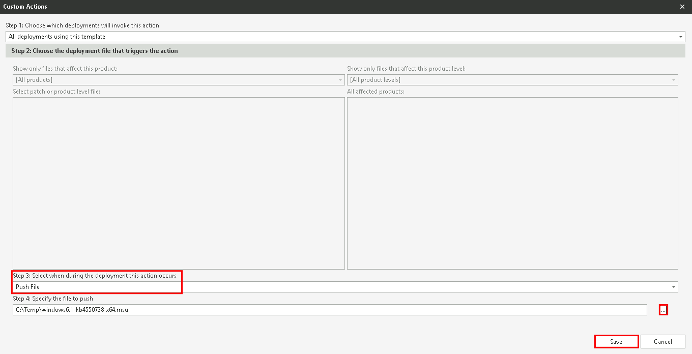 Custom Action Complete Tutorial for Ivanti Security Controls