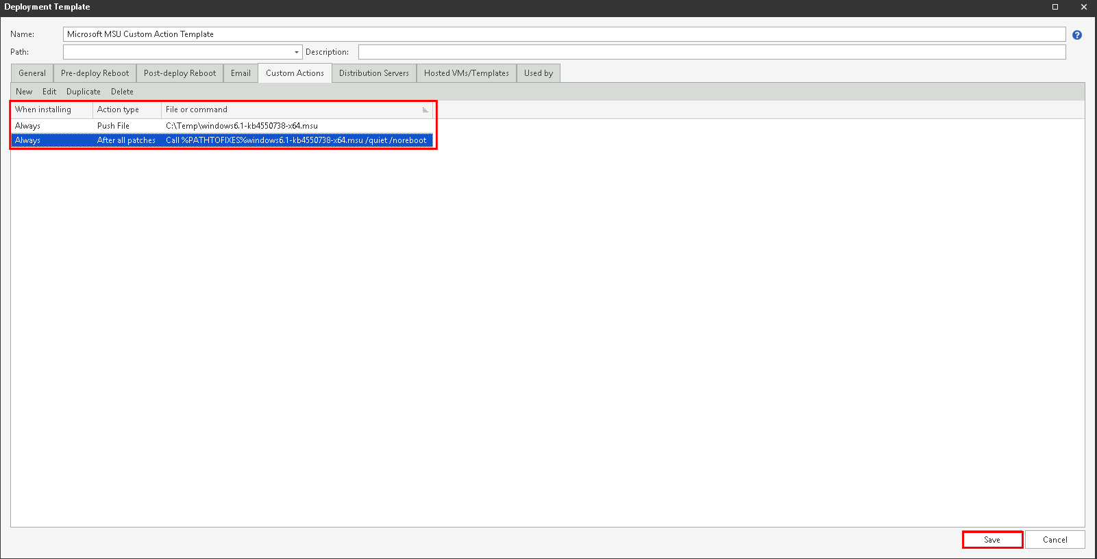 Custom Action Complete Tutorial for Ivanti Security Controls