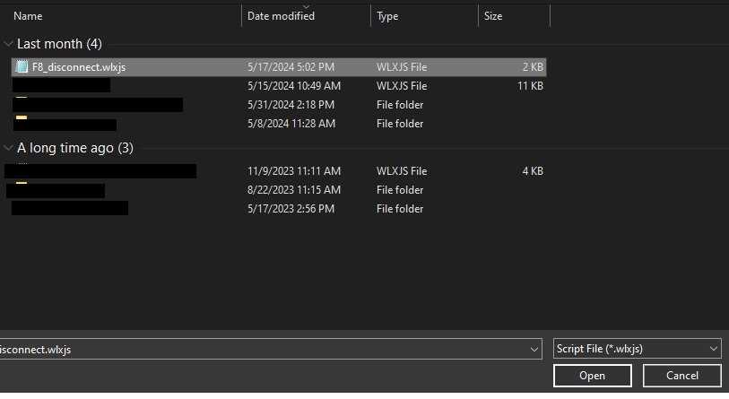 Velocity Script to Disconnect a Session