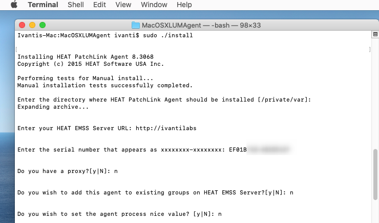 How To: Install the Ivanti Endpoint Security (EMSS) Agent on Mac OS