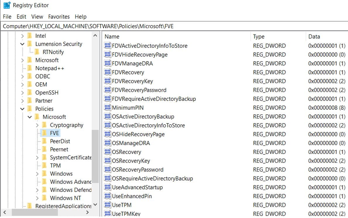 BitLocker System Drive Encryption within Ivanti Device & Application ...
