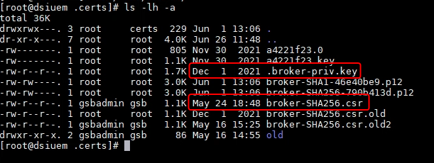 Install, Replace, or Renew an Existing Third Party Certificate on a CSA