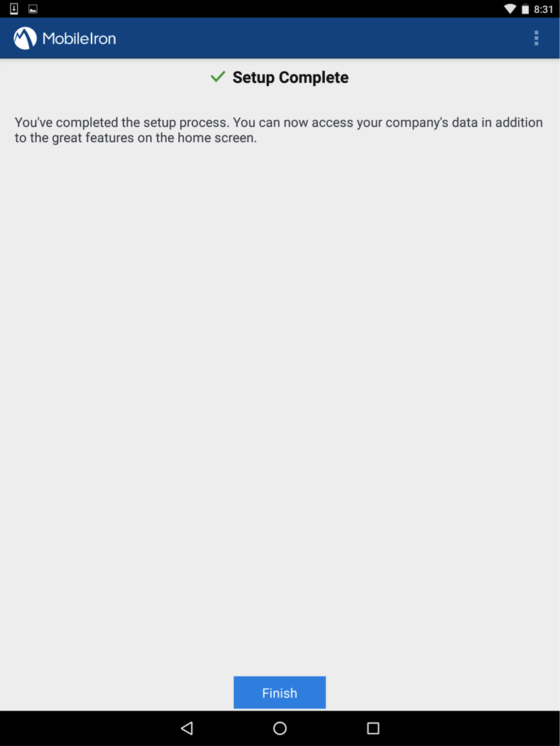Ivanti N-MDM: Android enterprise Device Registration