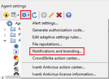 Configure Ivanti Windows 10 Notification Manager