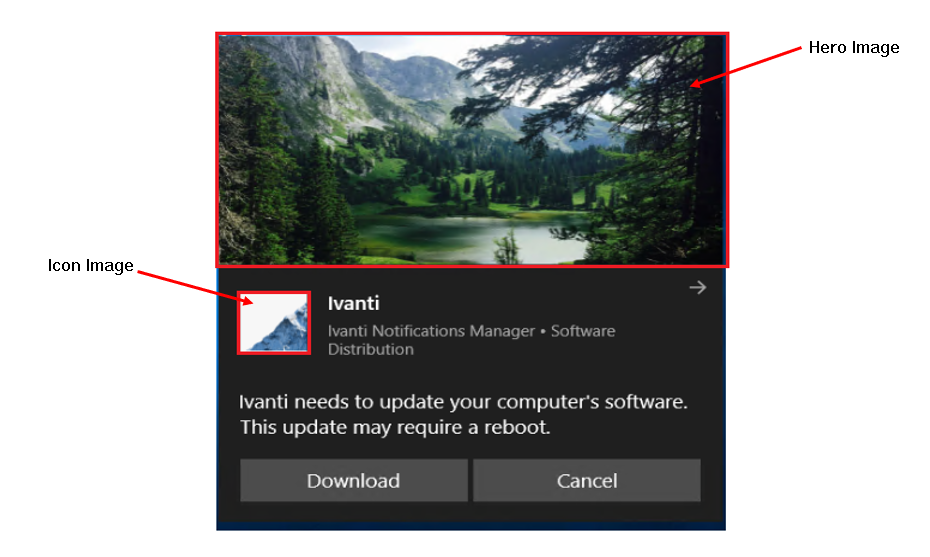 Configure Ivanti Windows 10 Notification Manager