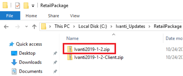 How to Install a Service Update on an Ivanti Endpoint Manager Core Server