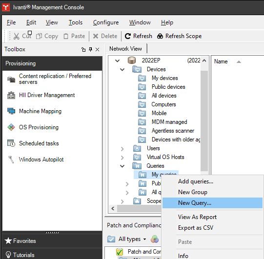 Queries Create A SQL Query: /Documentation