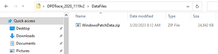 DPDTrace GUI Tool: Used to Troubleshoot Patch Detection Issues