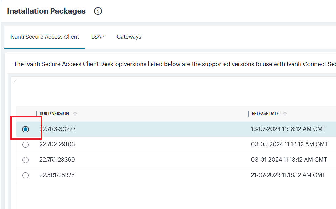 KB44555 - How to Auto Update the Ivanti Secure Access Client to the ...