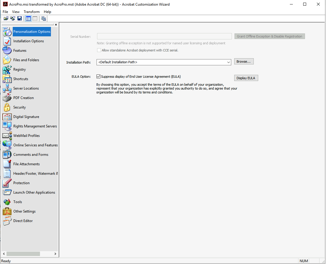 HOWTO - Create an App Distribution config for installing Adobe Acrobat ...