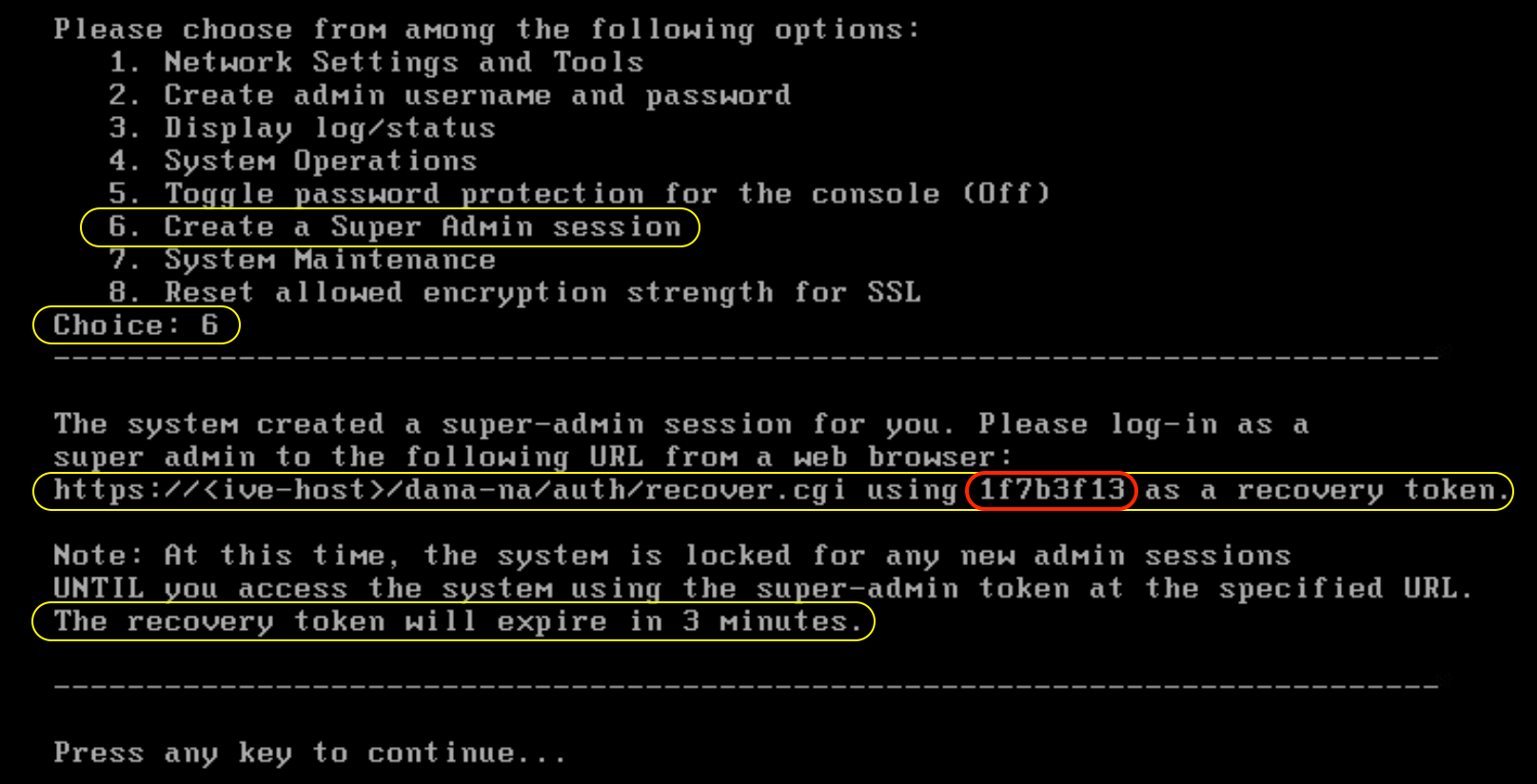 How to recover access to the ICS via creation of New Admin credentials ...