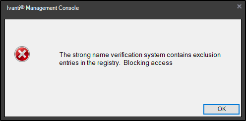 Strong Name Verification Errors