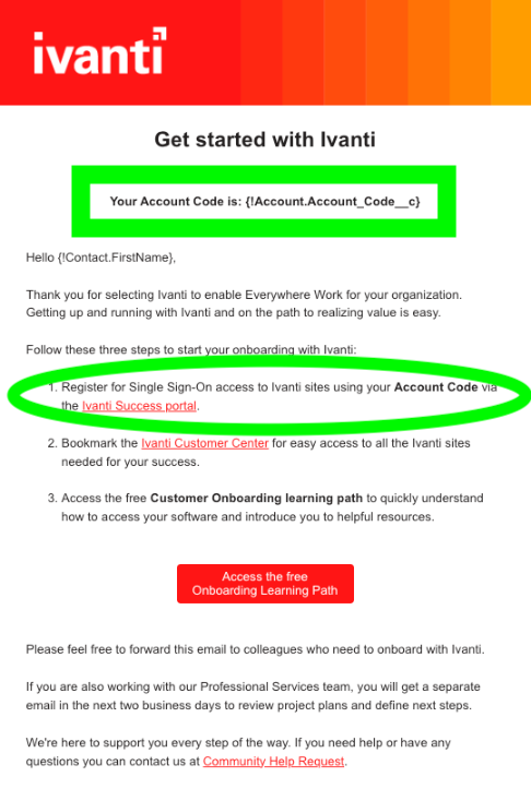 How to Register for Ivanti Site Access