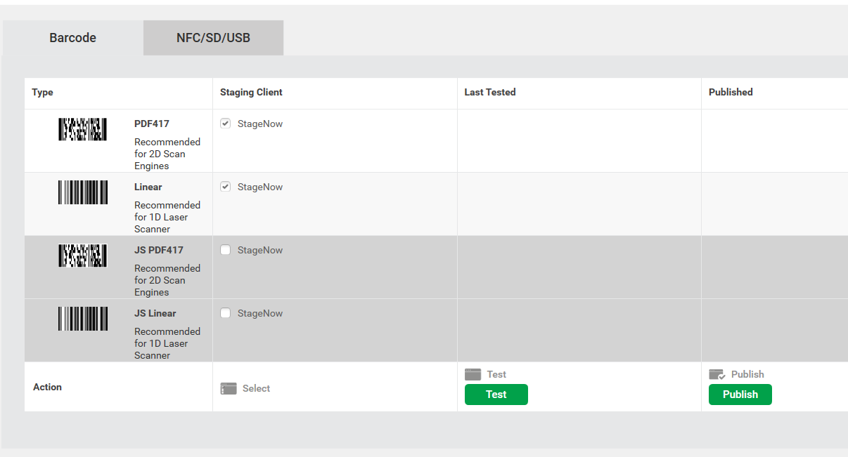 How to create stagenow barcodes to Install Velocity client application