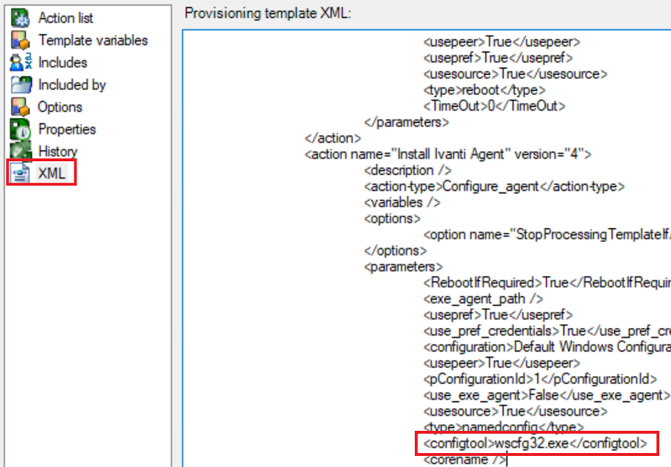 Modify OS Provision Template to Use EBA Agent Installer