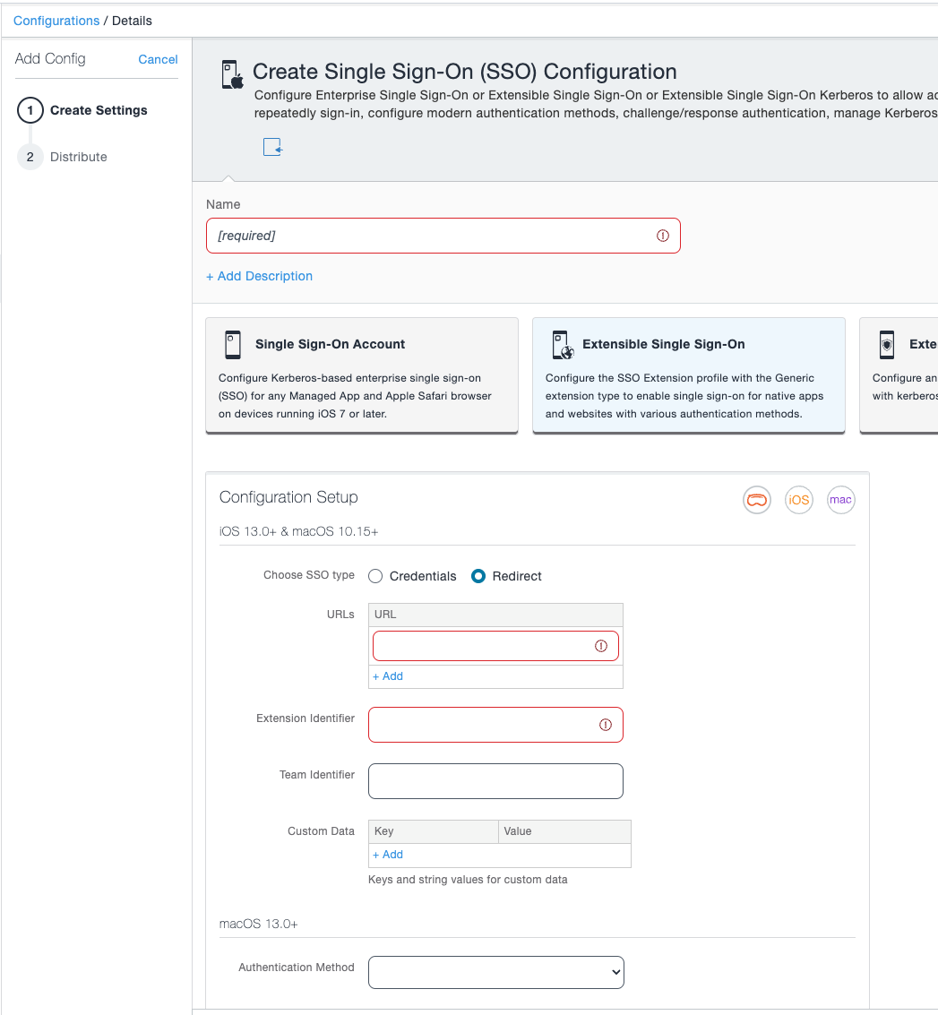 Microsoft Enterprise SSO plug-in for Apple SSO extensions via Ivanti Neurons for MDM
