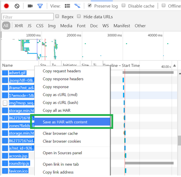 How to Collect Har Logs on Various Browsers
