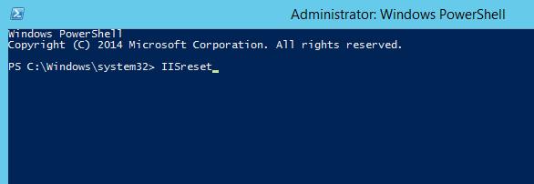 How to Restart IIS on Server
