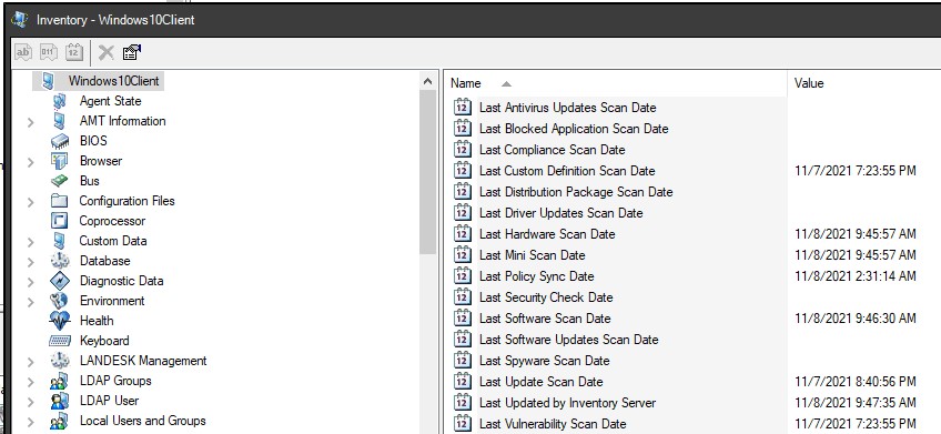 How to Understand the Last Scan Information in Inventory