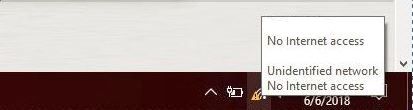 Windows 10 Network Adapter Has a Status of No Internet Access After a ...