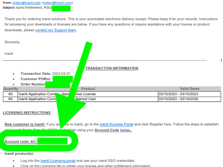 How to Register for Ivanti Site Access