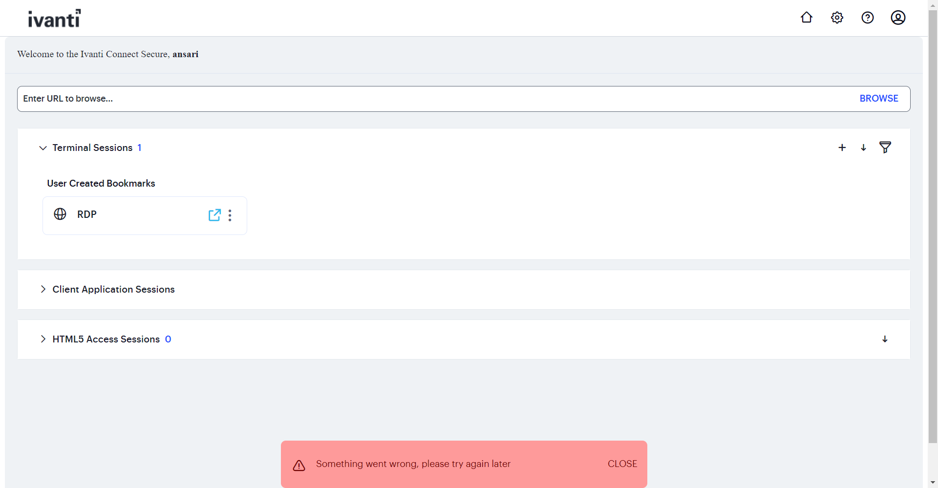 Unable to Delete User-Created Bookmarks from ICS